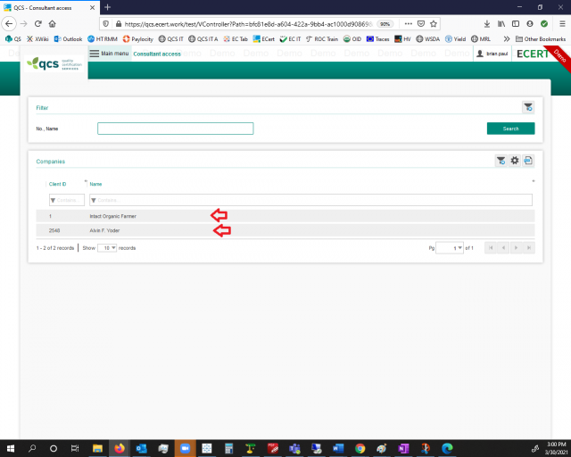 QCS Client Portal – Quality Certification Services